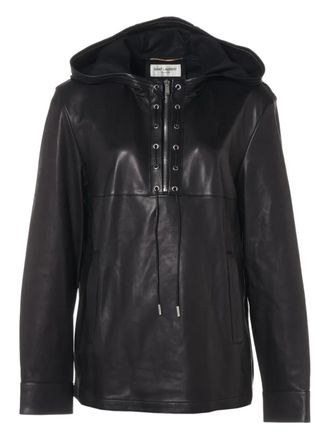 Saint Laurent 2017 Hoodie mit Kapuze - Schwarz