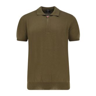 Kiton Ciro Polo - - Tops - Herren - Gr&uuml;n - M