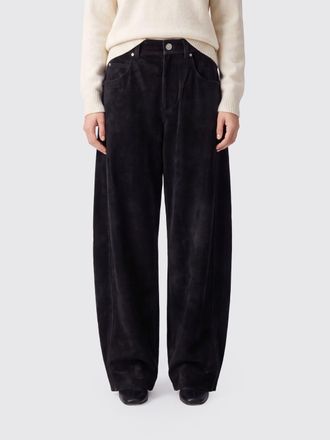 Isabel Marant Belky High-Waist Hose aus Wildlederimitat