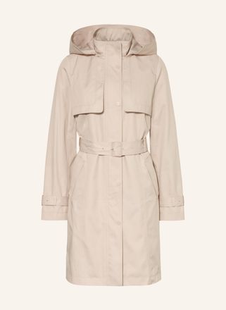 Comma Comma Trenchcoat Mit Abnehmbarer Kapuze beige