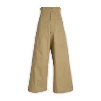 Quira Wide Hosen - - Trousers - Damen - Braun - S