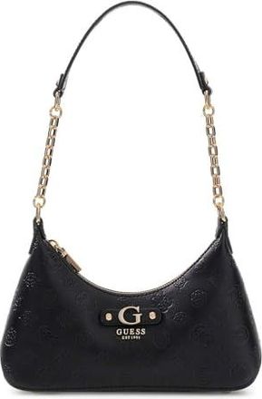 Guess sac &agrave; &eacute;paule Dita Shoulder Bag Black Logo noir
