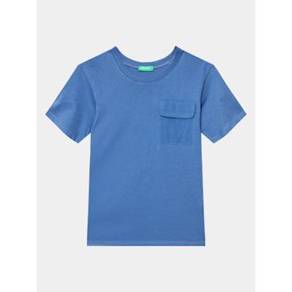 Benetton United Colors Of Benetton T-Shirt 3096G1097 Blau Regular Fit