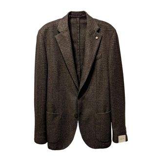 L.B.M. 1911 L.b.m. 1911, Homme, Vestes, Brun, Taille: XL Vestes