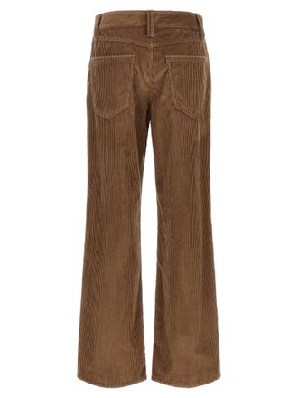 Brunello Cucinelli Womens Brown Cotton Casual Pants