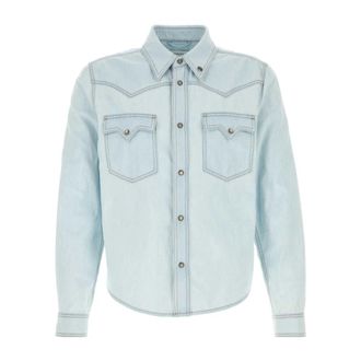 Versace Denim Shirt - - Shirts - Herren - Blau - L