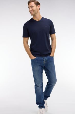 Eden Park Jean Bleu En Coton Stretch