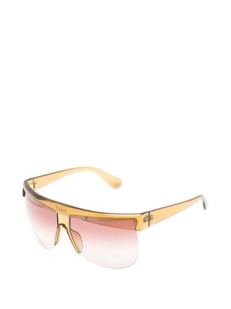 Chlo&eacute; CH0416S Gradient Lens Sunglasses - Gold