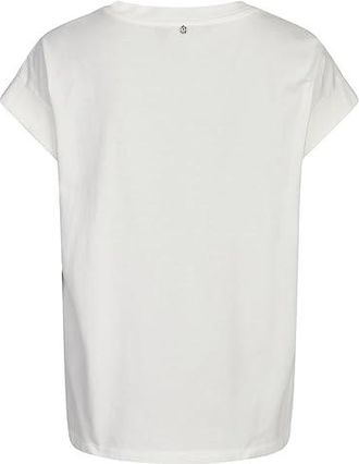 Marc Aurel Rit - Manches mi-longues - Col rond - Imprim&eacute; &agrave; lavant - Blanc, Blanc., 44 Gro&szlig;e Gr&ouml;&szlig;en Kurz