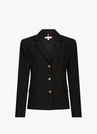 Tommy Hilfiger Blazer ajust&eacute; &agrave; blason brod&eacute;