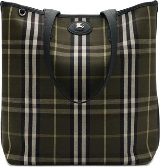 Burberry sac cabas à design réversible - Vert