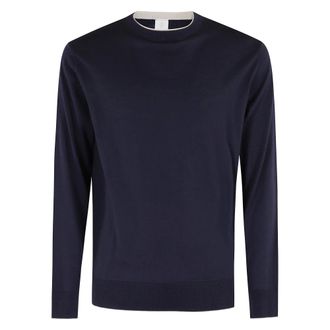 Eleventy Homme, Pulls, Bleu, Taille: L Collier &Eacute;l&eacute;gant