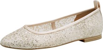 Tamaris Ballerina Damen Vegan Elegant beige,EU 42