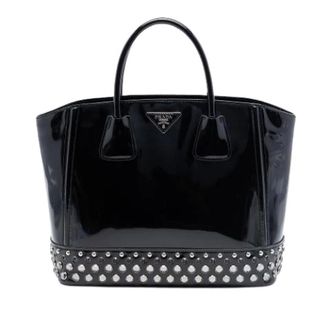 Prada Sac cabas Pre-owned clout&eacute; - Femme - Pre-owned - Noir - Taille: ONE Size