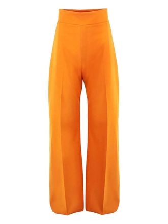 Carolina Herrera Diane Hose mit weitem Bein - Orange
