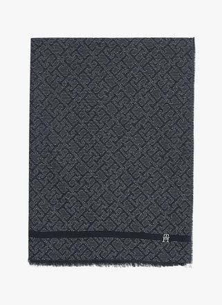 Tommy Hilfiger Echarpe motif monogramme en coton