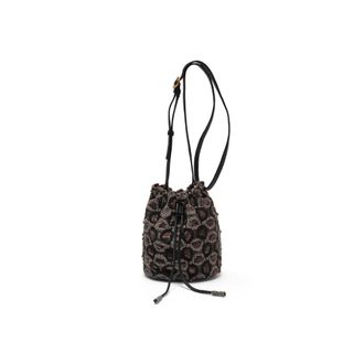 Maliparmi Maliparmi - Sac seau cha&icirc;ne en velours - Femme - Sacs - Gris - Taille: ONE Size