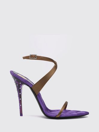 Saint Laurent Sandalen Mit Absatz Damen Farbe Violett