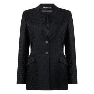 Alberta Ferretti Eleganter Blazer mit Reverskragen - - Jackets - Damen - Schwarzk - M