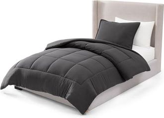 UGG Bettset Twin/XL Twin mit 1 Kissenbezug, leichte Bettdecke aus Daunenalternative, Ganzjahres-Bettw&auml;sche, waschbar, hypoallergen, perfekt f&uuml;r Studentenw