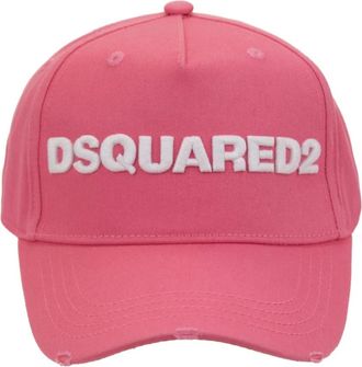 Dsquared2 Baseball Cap - - Accessories - unisex - Rosa - ONE SIZE