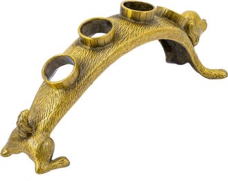 Hemobllo Ausgie&szlig;erhalter aus Metall mit 4 L&ouml;chern und Flaschenverschlusshalterung Aufbewahrungsgestell f&uuml;r Weinstopper Geeignet f&uuml;r K&uuml;che und Barbereich