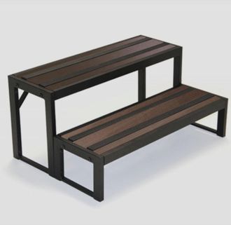 Villeroy & Boch Whirlpool Treppe Select Woodland Brown Whirlpooltreppe - Villeroy&boch
