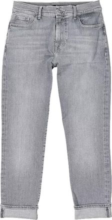 7 For All Mankind Femme, Jeans, Gris, Taille: W30 Jean Skinny D&eacute;contract&eacute;