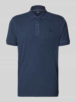 Lerros Slim Fit Poloshirt mit Logo-Stitching