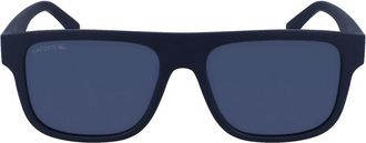 Lacoste Homme, Accessoires, Bleu, Taille: ONE Size Lunettes de soleil carr&eacute;es