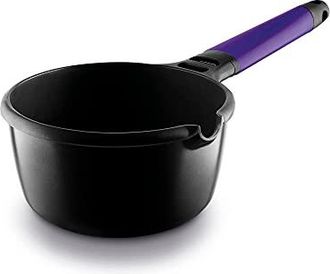 Fundix Antihaft Pfanne mit abnehmbarem Griff, 28cm, violett, 5 Liter, ohne Deckel