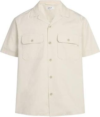 Replay Chemise &agrave; manches courtes en coton