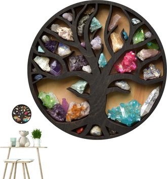 Generico Wandregal aus Stein: Wandregale in Lebensform f&uuml;r Zuhause, B&uuml;ro, schwebende Wandregale aus Holz