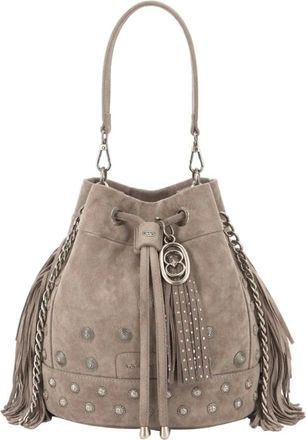 La Carrie Femme, Sacs, Beige, Taille: ONE Size Aztec Bucket Bag