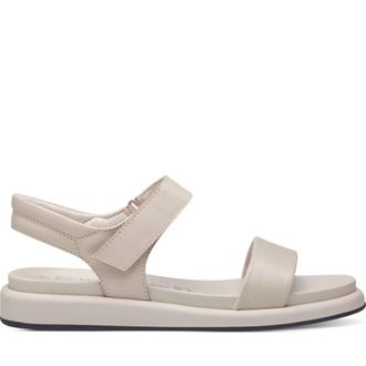 Marco Tozzi Beige Flache Sandalen f&uuml;r Frauen - - Shoes - Damen - Beige - 38 EU