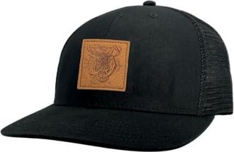 John Deere Casquette vintage avec logo &eacute;dition limit&eacute;e, Patch noir et noir, Taille unique