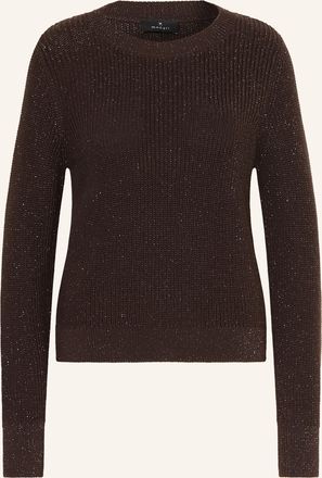 Monari Monari Pullover Mit Glitzergarn braun