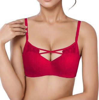 Generic Soutien Gorge Femme avec Bonnet Complet Fermeture Devant Classiques Soutien Gorge Grande Taille sans Armature Sexy Respirant Confortable Confort Couve