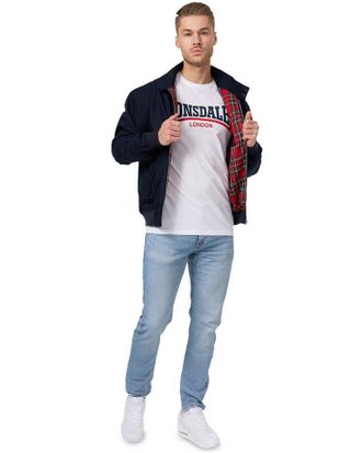 Lonsdale Blusenjacke Harrington (Packung, 1-St., 1 Jacke) Gerippter Kragen