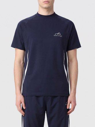 Balenciaga Slim-Fit-T-Shirt aus Polyamid mit Kontrast-Logo