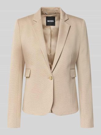 HUGO BOSS Taillierter Blazer aus Viskose-Mix Modell JIA13