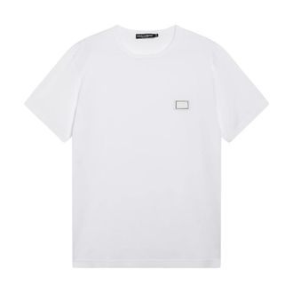 Dolce & Gabbana T-Shirt M/Corta Girocollo - - Tops - Herren - Wei&szlig; - M