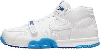 Nike Nike Air Trainer 1 Baskets pour homme Blanc/blanc/bleu université Taille 42, Blanc/blanc-bleu université, 42 EU