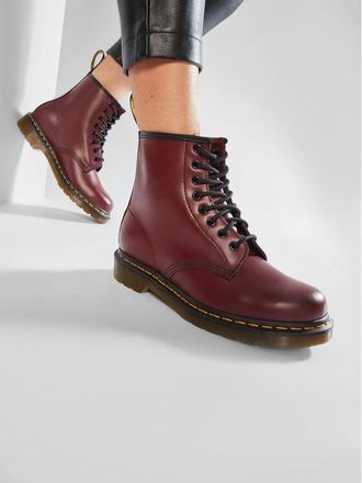 Dr. Martens Schn&uuml;rstiefel 1460 Smooth 11822600 Dunkelrot