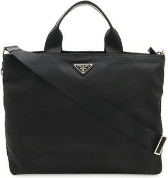 Prada unisex, Pre-owned, Noir, Taille: ONE Size Sac Tote Vintage Pre-owned