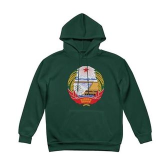 Generic Sweatshirts &Agrave; Capuche Hommes Doublure Polaire Imprim&eacute; Graphique Cor&eacute;e du Nord Embl&egrave;me National Pull Hoodie Hauts Streetwear Vintage Pull De D&eacute;tente At