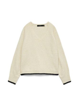 Vero Moda Strickpullover VMAQUARIUS LS V-NECK RAGLAN PULLOVER BF