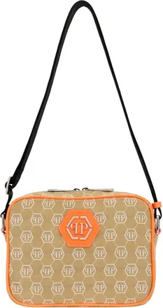 Philipp Plein Homme, Sacs, Beige, Taille: ONE Size Belt Bag Jacquard Monogram