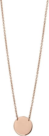 Cai Halskette 925 Sterling Silber ros&eacute;vergoldet Pl&auml;ttchen Boho