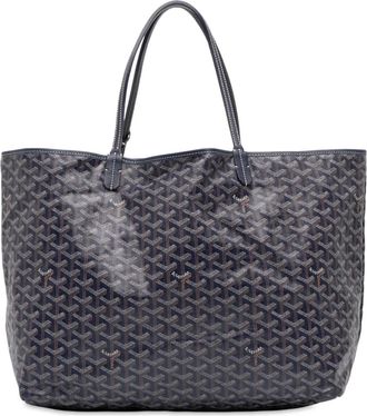 Goyard Shopper - Goyardine Saint Louis GM - Gr. unisize - in Blau - für Damen